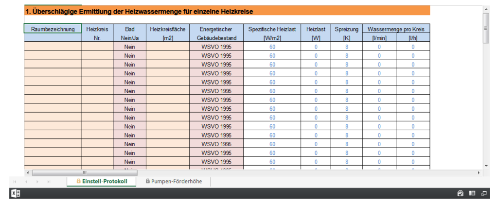 Hydraulischen Abgleich digital berechnen - Si