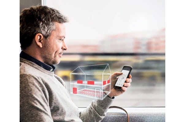 Mit der Danfoss Link-App die Wunschtemperatur einstellen - Si