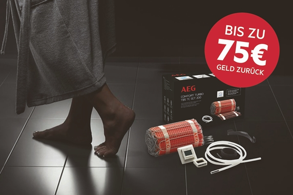 AEG Haustechnik: Cashback-Aktion Thermo Boden - Si