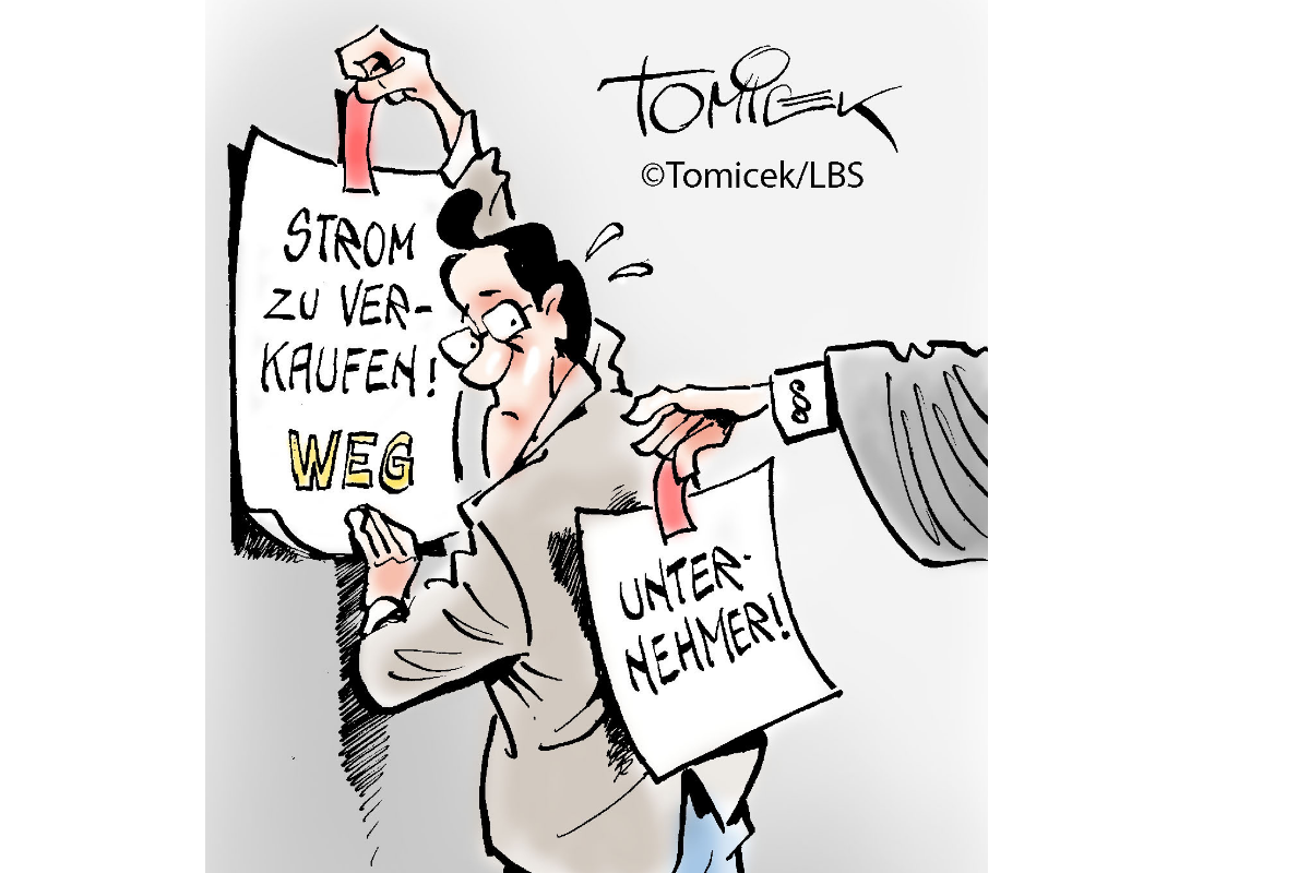 Wohnungseigentümer-Gemeinschaft gewerblich tätig - Si