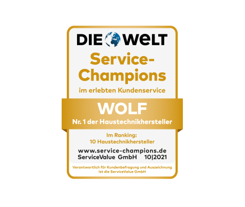 Service-Champion 2021: Wolf erhält Gold-Siegel - Si
