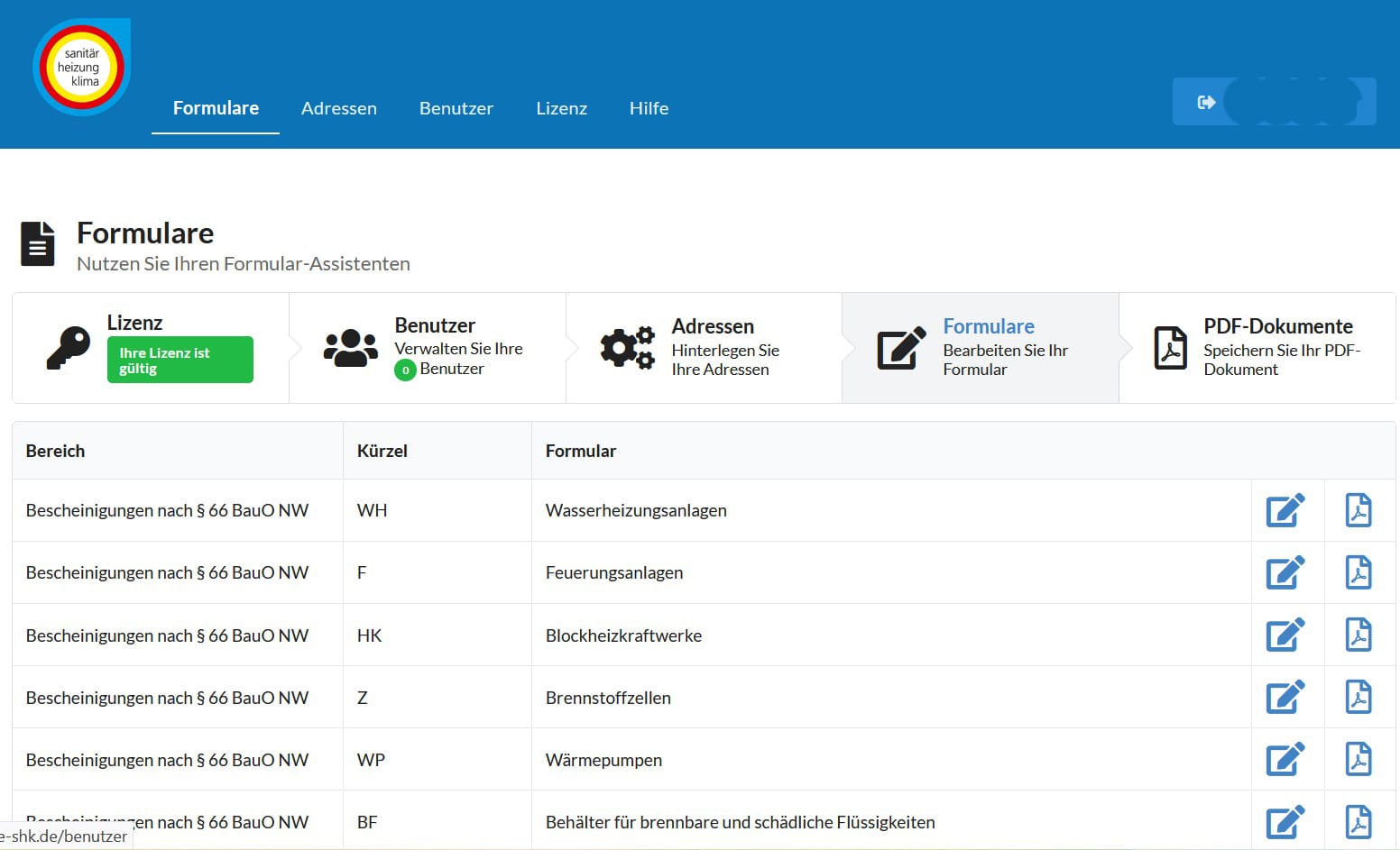 Digitaler Formularassistent zur Heizungsprüfung - Si