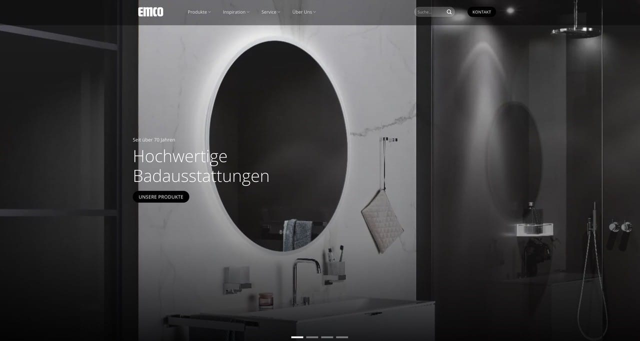 Neue Website von emco Bad - Si