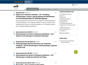 DVGW-W-551-Reihe Hygiene in der Trinkwasser-Installation - Si