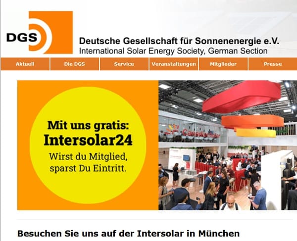 Die DGS auf der Intersolar 2024 - Si