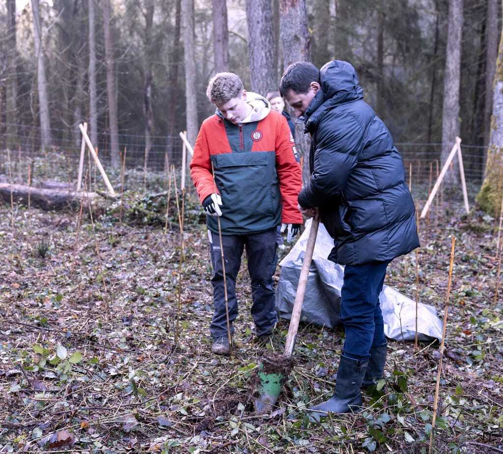 Kessel: 700 Bäume mit nachhaltiger Botschaft - Si